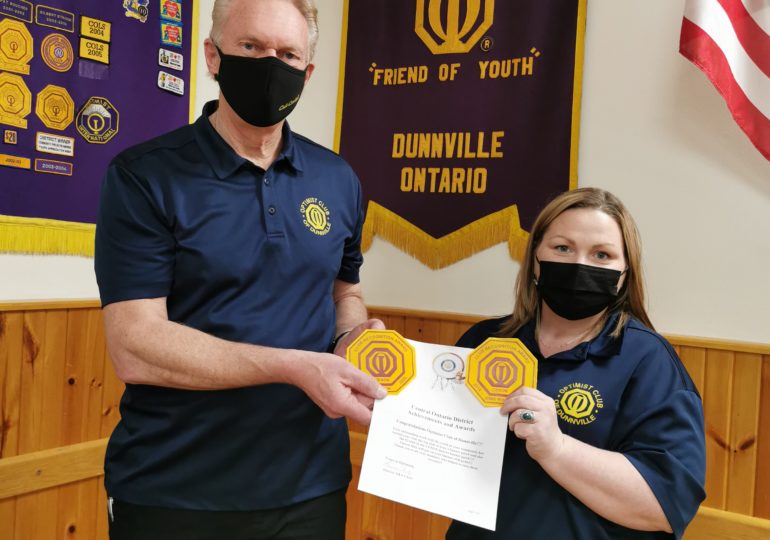 Dunnville Optimists take top awards – The Haldimand Press