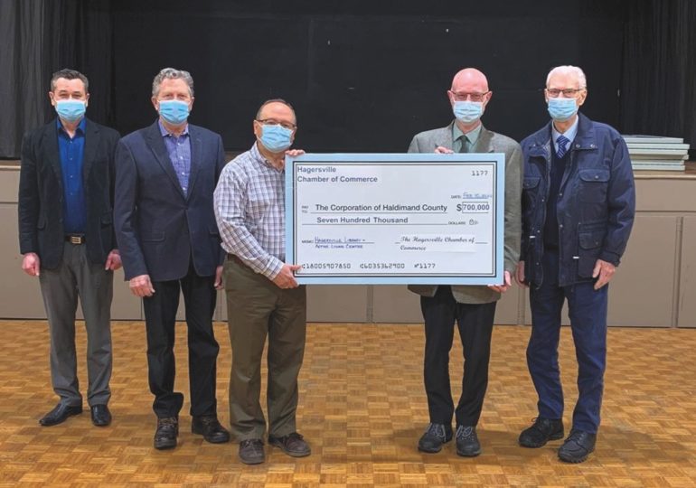 Hagersville Chamber gives $700K to new Library + Active Living Centre ...