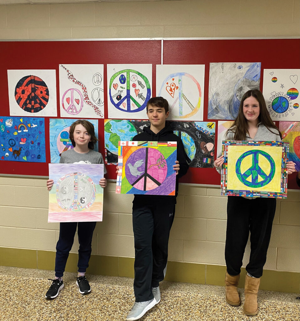 Students compete in Lions Peace Poster Contest | The Haldimand Press