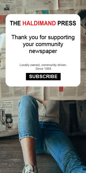 300×600 sidebar ad | The Haldimand Press