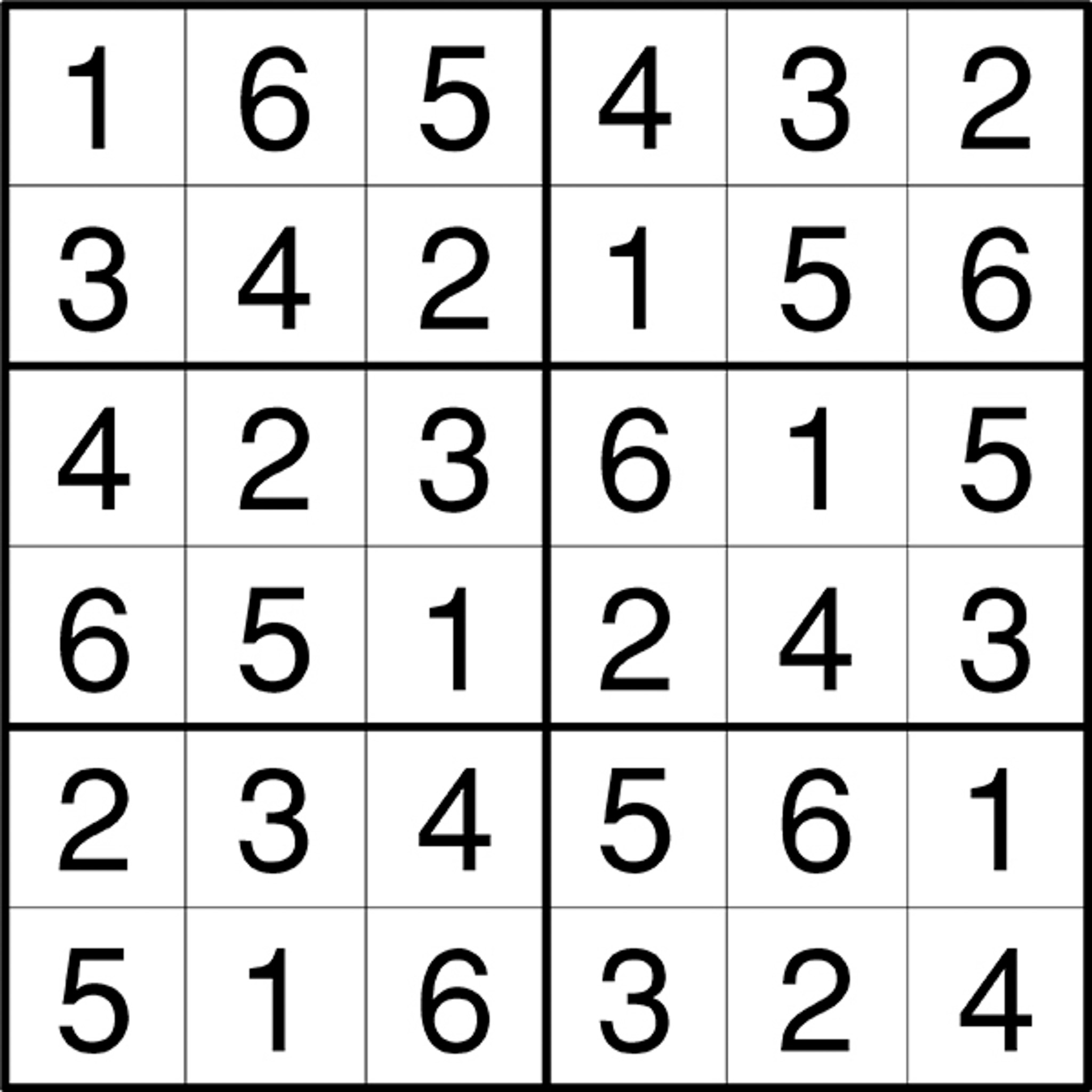 SUDOKU_6X6_SOLUTION | The Haldimand Press