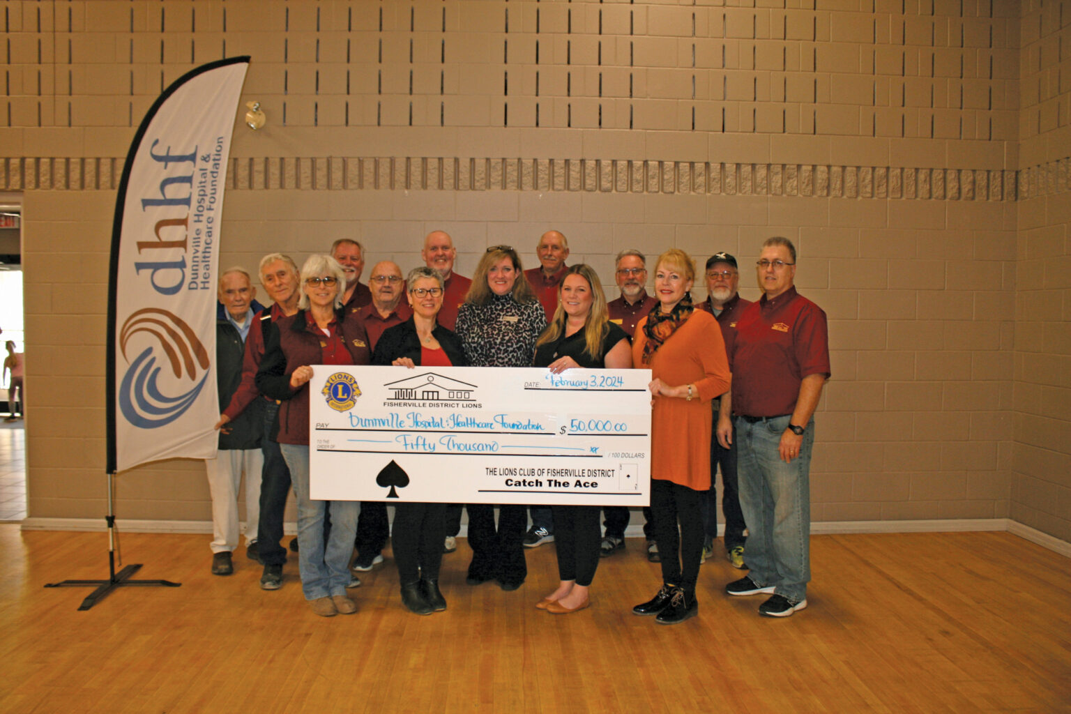 Fisherville Lions make $50K Catch the Ace donation to hospital ...