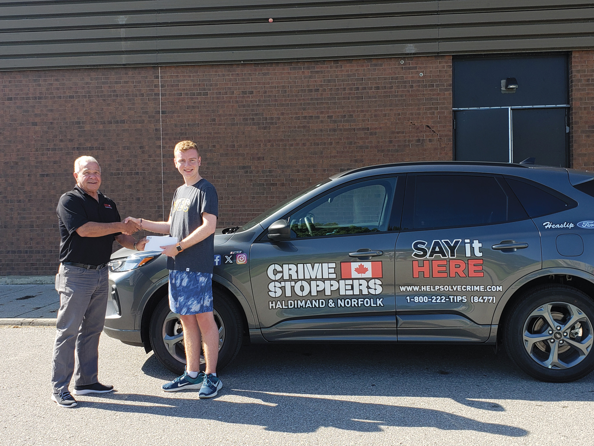 Crime Stoppers awards $1,000 to HSS student | The Haldimand Press