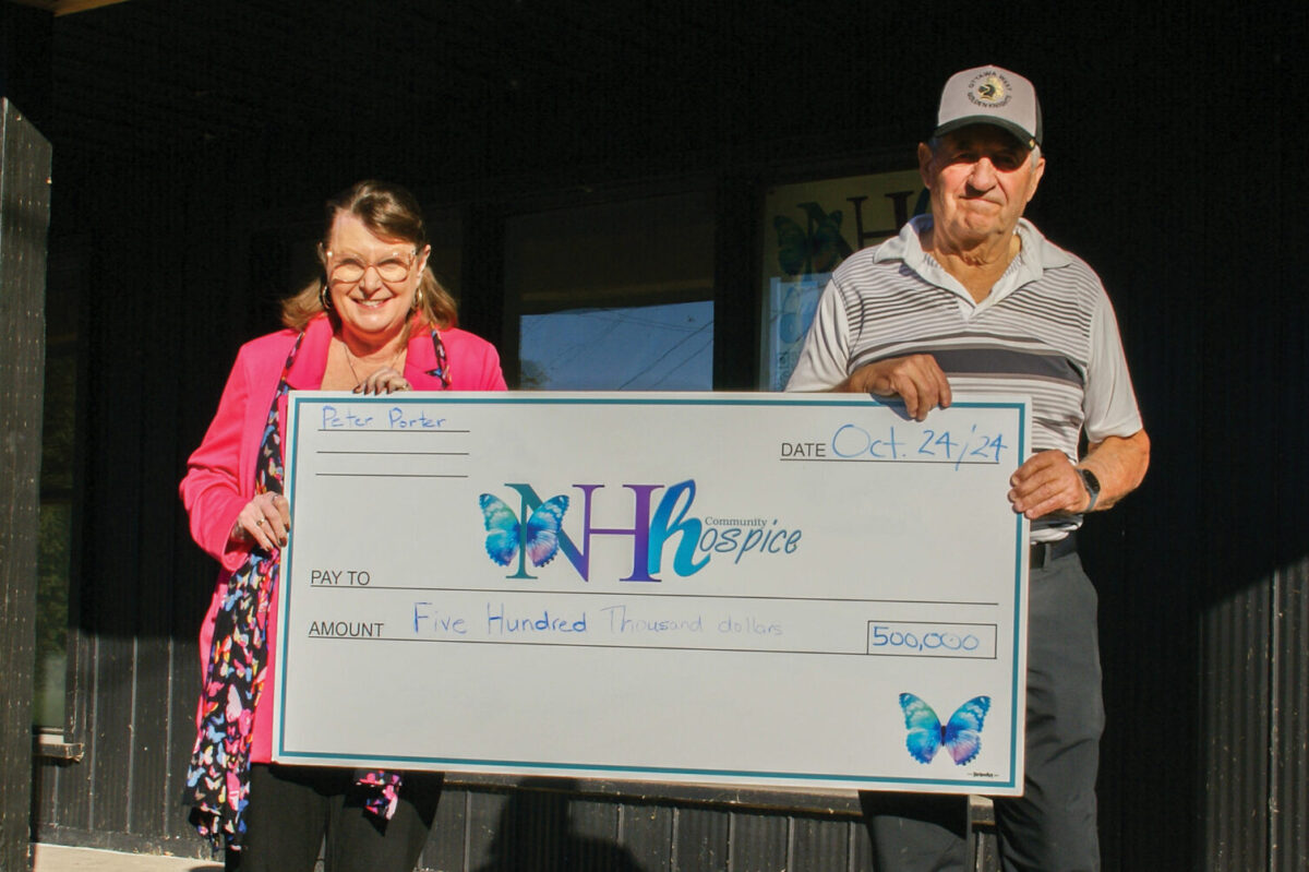 Hospice receives $500K gift from Peter Porter in memory of late wife ...